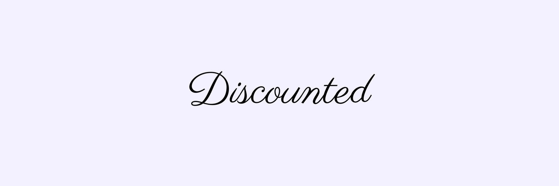 Discounted items — Bubble Baby