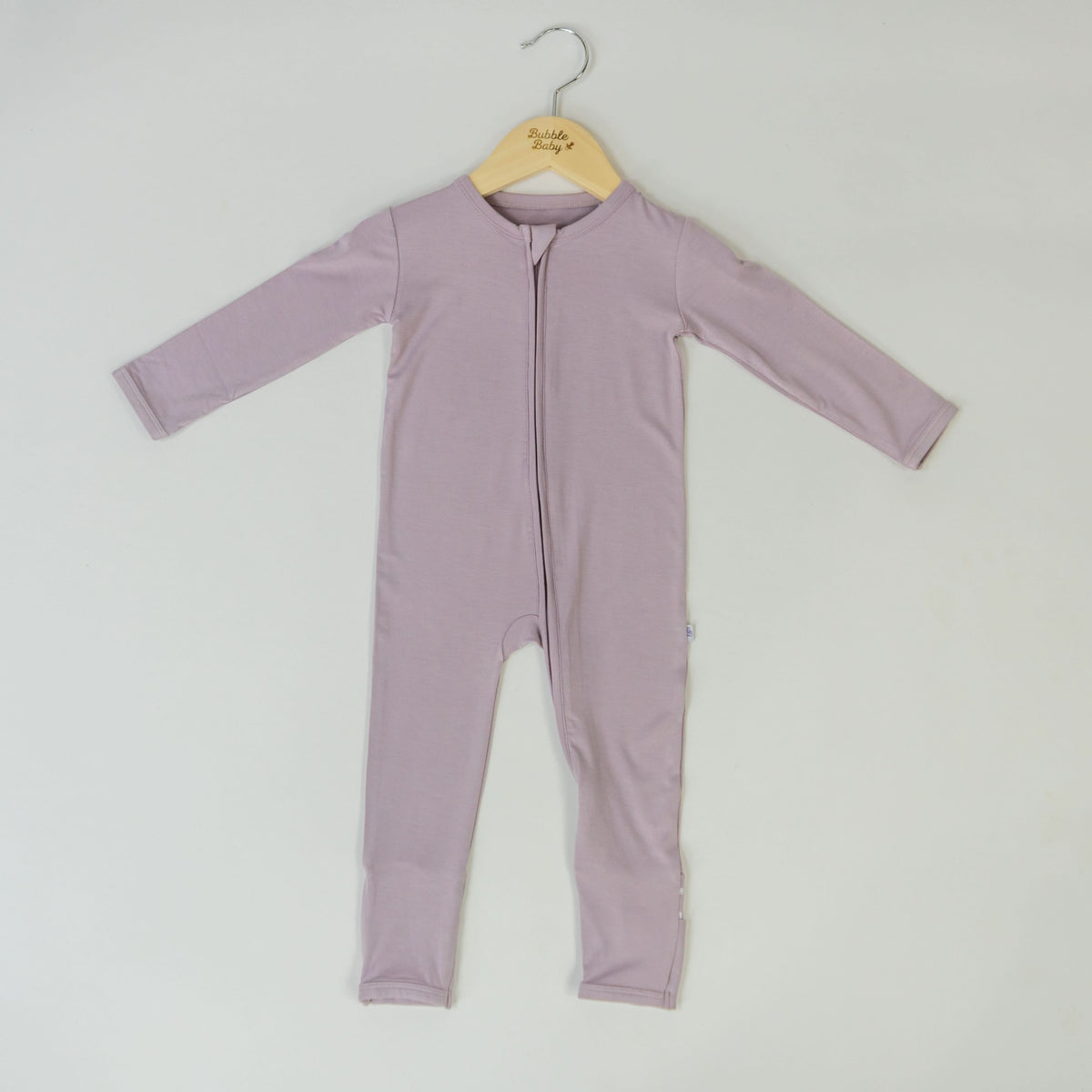 Mauve | Bubble Baby Zip Convertible Romper