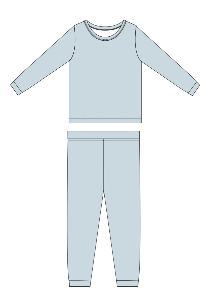 Jet | Bubble Baby Long Sleeve Pajamas